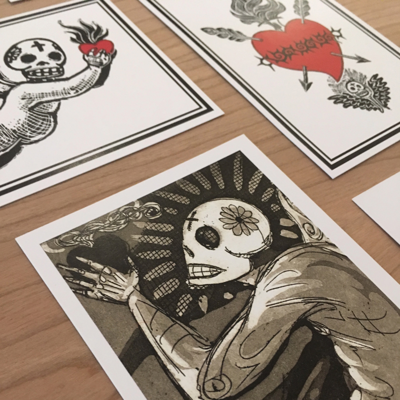 Full Color Postcard Printing - the Urban ART Shop